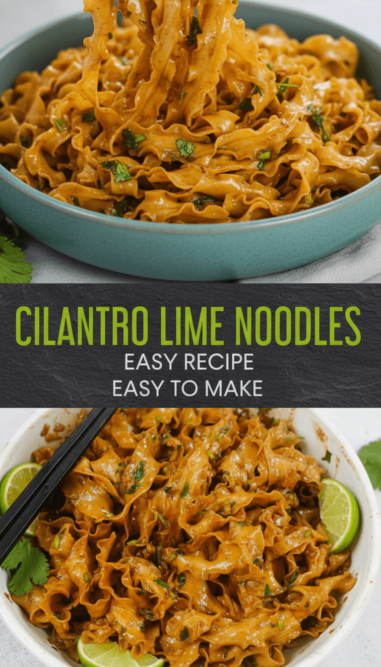 Cilantro Lime Noodles – Optimal Yummy