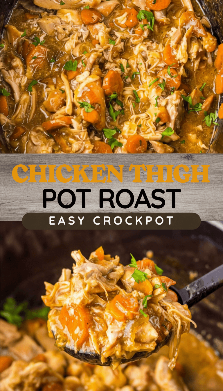 Crockpot Chicken Pot Roast – Optimal Yummy